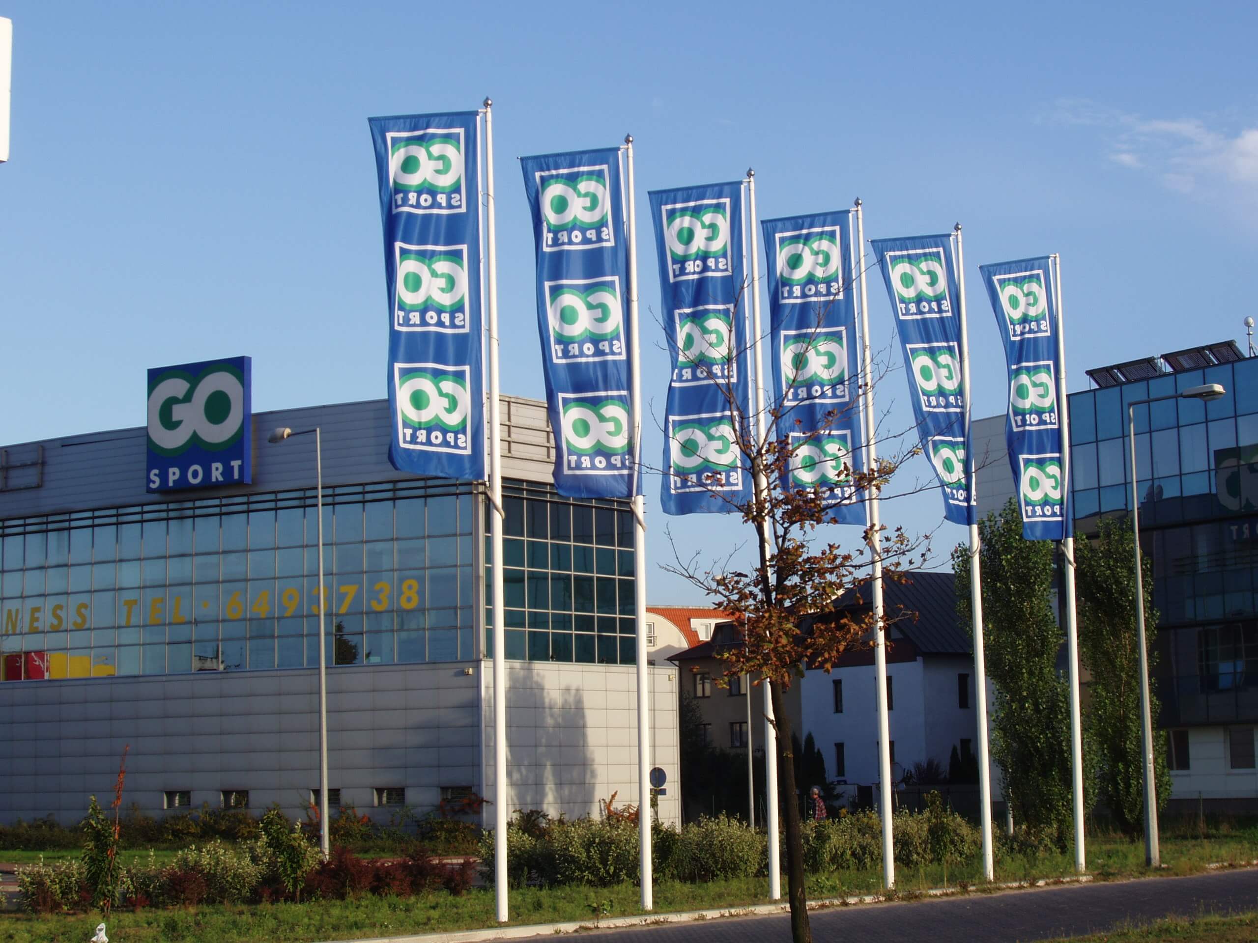 Maszt flagowy z włókna szklanego - Classic - Logo